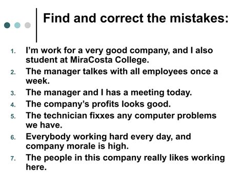 Simple Present Tense General Truth And Routine Ppt