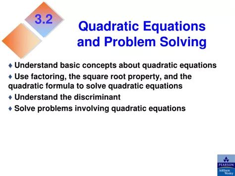 Ppt Quadratic Equations And Problem Solving Powerpoint Presentation