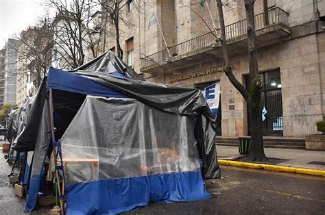 Levantaron El Acampe Como “un Gesto De Voluntad Para El Diálogo