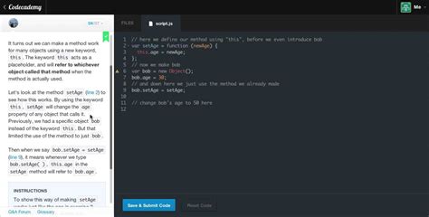 Javascript Objects 1 A Method To The Madness Codecademy YouTube