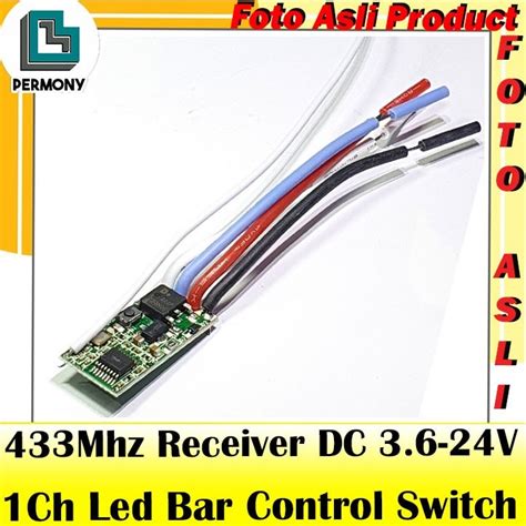 jual 433mhz 1ch rf receiver wireless light switch on off mosfet module