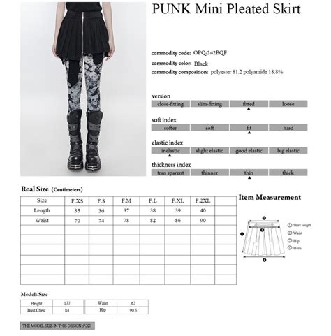 Punk Rock Black Pleated Asymmetric Zippered Mini Skirt Rebelsmarket