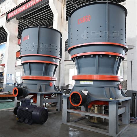 Single Cylinder Cone Crusher Highly Efficient Crushing Of Medium Hard