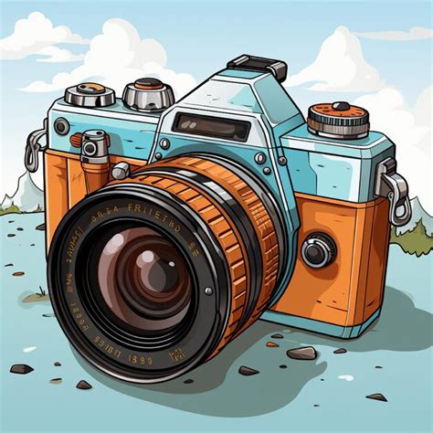 Premium Ai Image Digital Camera Vector