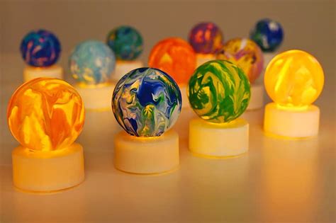 Ping Pong Ball Planets Easy Glowing Planet Tea Lights Craft