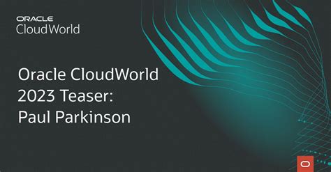 Deepak Suryawanshi On Linkedin Oracle Cloudworld 2023 Teaser Paul