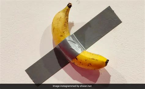 Hungry Student Eats Artwork Of Banana Duct Taped To A Wall At South