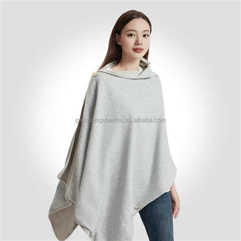 Multi Wear Emf Blocking Shawl And Poncho Anti 5g Radiation Traditional Chinese Clothing