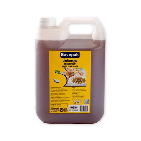 เซพแพ็ค น้ำปลาผสม 4 5 ล Makro Pro