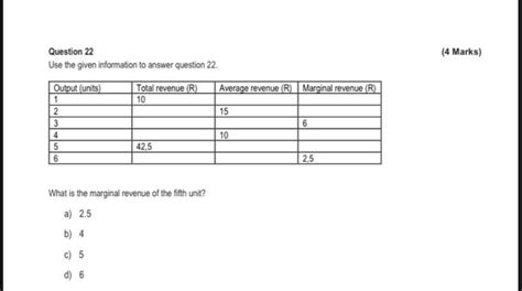 Solved Question 22 4 Marks Use The Given Information To