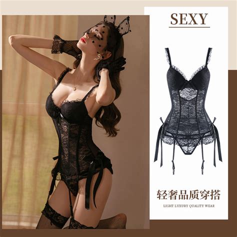 情趣內衣服小胸顯大性感睡衣床上約會戰袍制服誘惑大碼免脫激情女 露天市集 全台最大的網路購物市集
