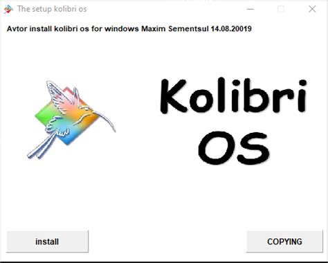 Kolibrios For Windows Пикабу