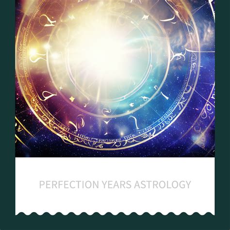 Perfection Years Astrology Your Guide To Personal Transformation