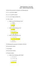 Quiz 1 KEY Pdf CSCE 2110 Sections 1 And 2 KEY Quiz 1 Week Of January 29 2016 The First Three