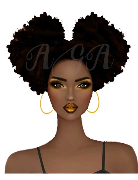 Afro Queen Svg Black Woman Svg Black Girl Svg Afro Puffs Svg Black