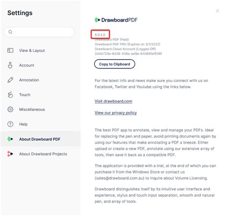 Update Your Windows App Drawboard Help Centre