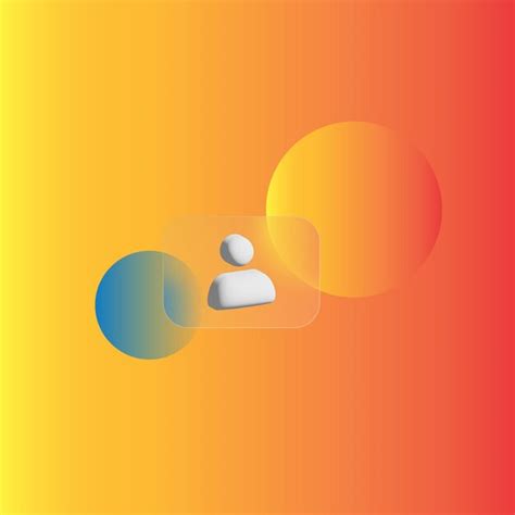 Premium Vector Glassmorphic Social Icon Buttons With Geometric Shapes