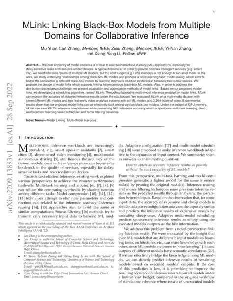 Mlink Linking Black Box Models From Multiple Domains For Collaborative