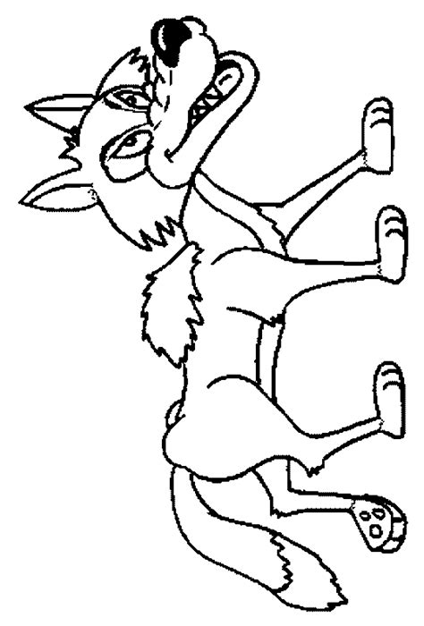 Coloriage Loup Imprimer