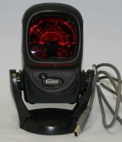 Symbol Ls9208 Black Handfree Barcode Scanner Ls 9208 Usb Cable W Stand Ebay