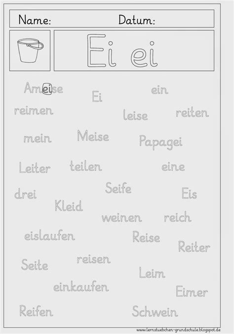 Lernstübchen Ei ei erkennen und schreiben