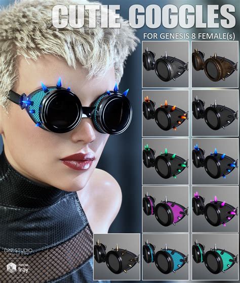Cutie Goggles For Genesis 8 Females Daz 3d