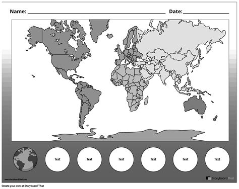 WG Landscape BW 1 Storyboard Por Templates
