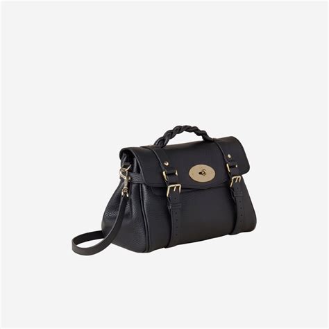 멀버리 헤비 그레인 알렉사 블랙 Mulberry Kream