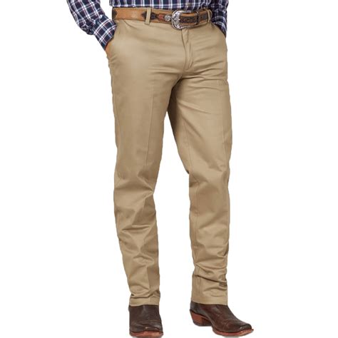 Wrangler Mens Stretch Twill Khaki Pants Relaxed Fit Flat Front