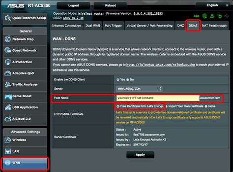 Wireless Router How To Enable HTTPS And Create A Certification On ASUS Router Official