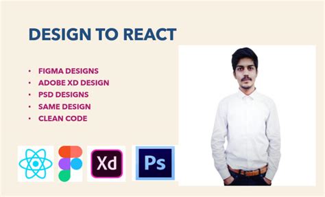 Convert Psd Ai Figma And Xd To React By Fedijan Fiverr