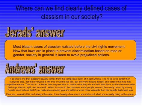 Classism