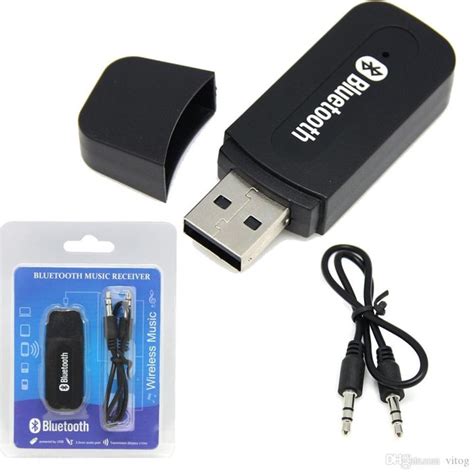 Portable Usb Bluetooth Audio Music Receiver Dongle Adapter Np