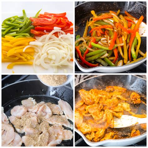 Sizzling Chicken Fajitas Infoodita