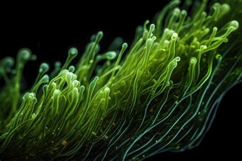 Premium Photo Algae Microalgae Macro Biotechnology Science Biofuel