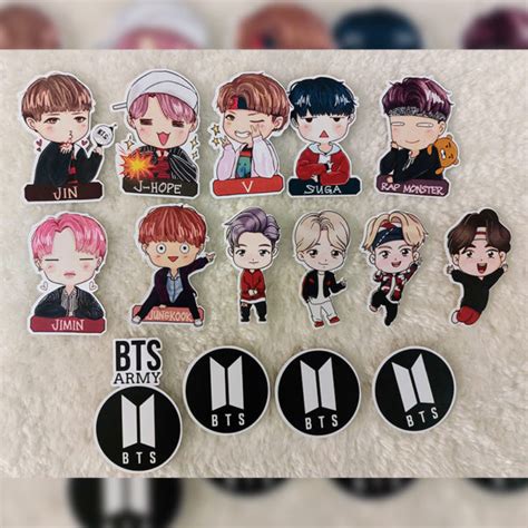 Buy Chibi Bts Sticker Set Online In Pakistan Pakistancreates