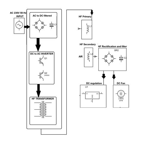 Wireless Power Transfer System Circuit Diagram