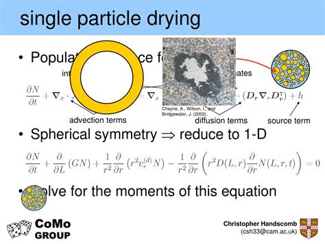 Ppt Modelling Drying And Particle Formation In Spray Towers