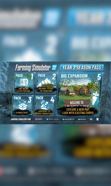 Buy Farming Simulator 22 Year 2 Season Pass Pc Steam Key Europe