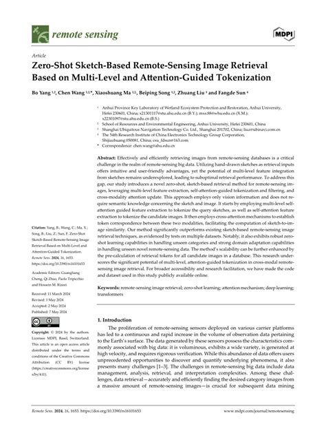 PDF Zero Shot Sketch Based Remote Sensing Image Retrieval Based On