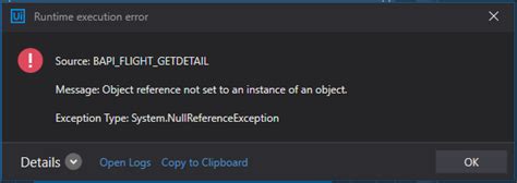 sap bapi activity error with unspecific message activities uipath
