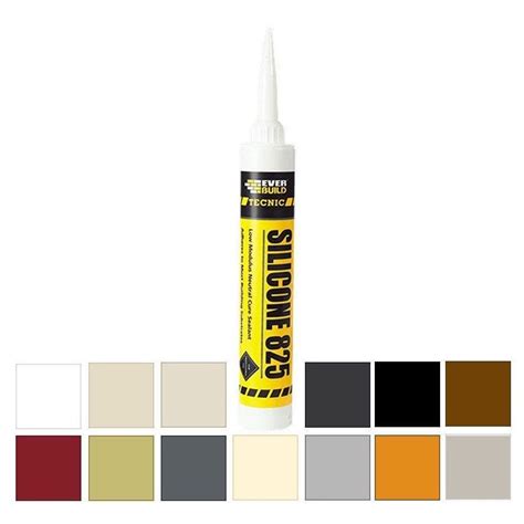 Everbuild Tecnic 825 Alcoxy Silicone Sealant 380ml Pack Of 3 Store Mp Highclass Ltd