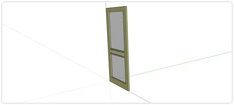 木门框欧式雕花装饰木门su模型 构建五金 土木在线