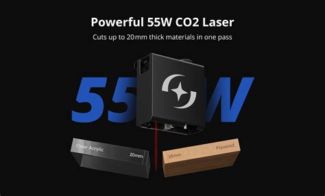 Atomstack Hurricane 55w Co2 Laser Cutter