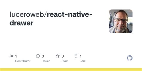 Github Luceroweb React Native Drawer