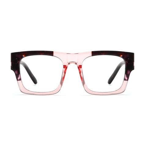 Square Ruby Tortoiseshellpink Eyeglasses