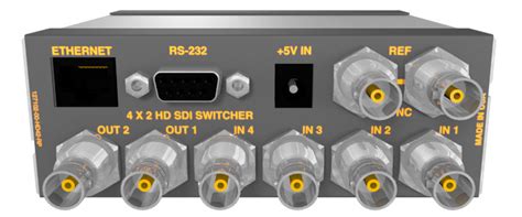 Matrix Switch Msc Hd42l 3ghdsd Sdi 4x2 Mini Routing Switcher