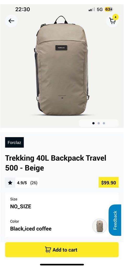 Forclaz 40L Travel 500, Hobbies & Toys, Travel, Travel Essentials ...