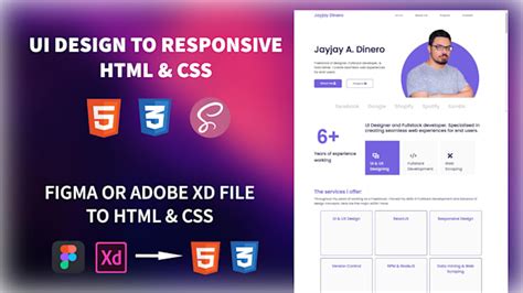 Convert Ui Design To Html And Css By Isaiahernest Fiverr