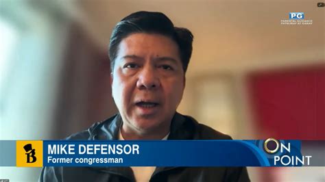 Mike Defensor Confirms Introducing Senate Witness To Marcoleta